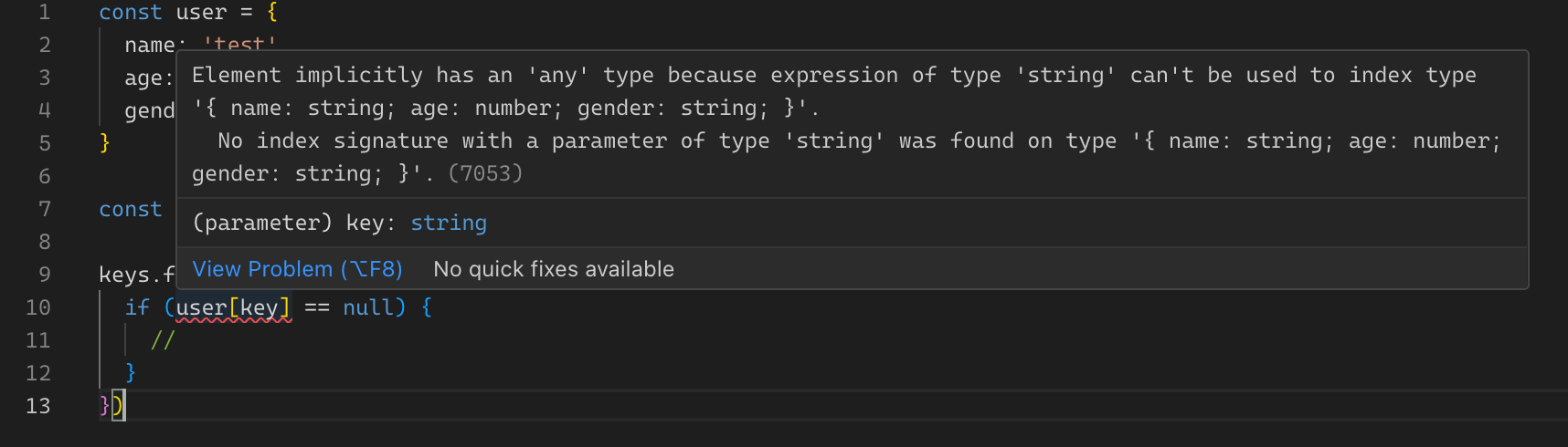為何無法如預期地在 Typescript 中使用 Objectkeys Mays Notes